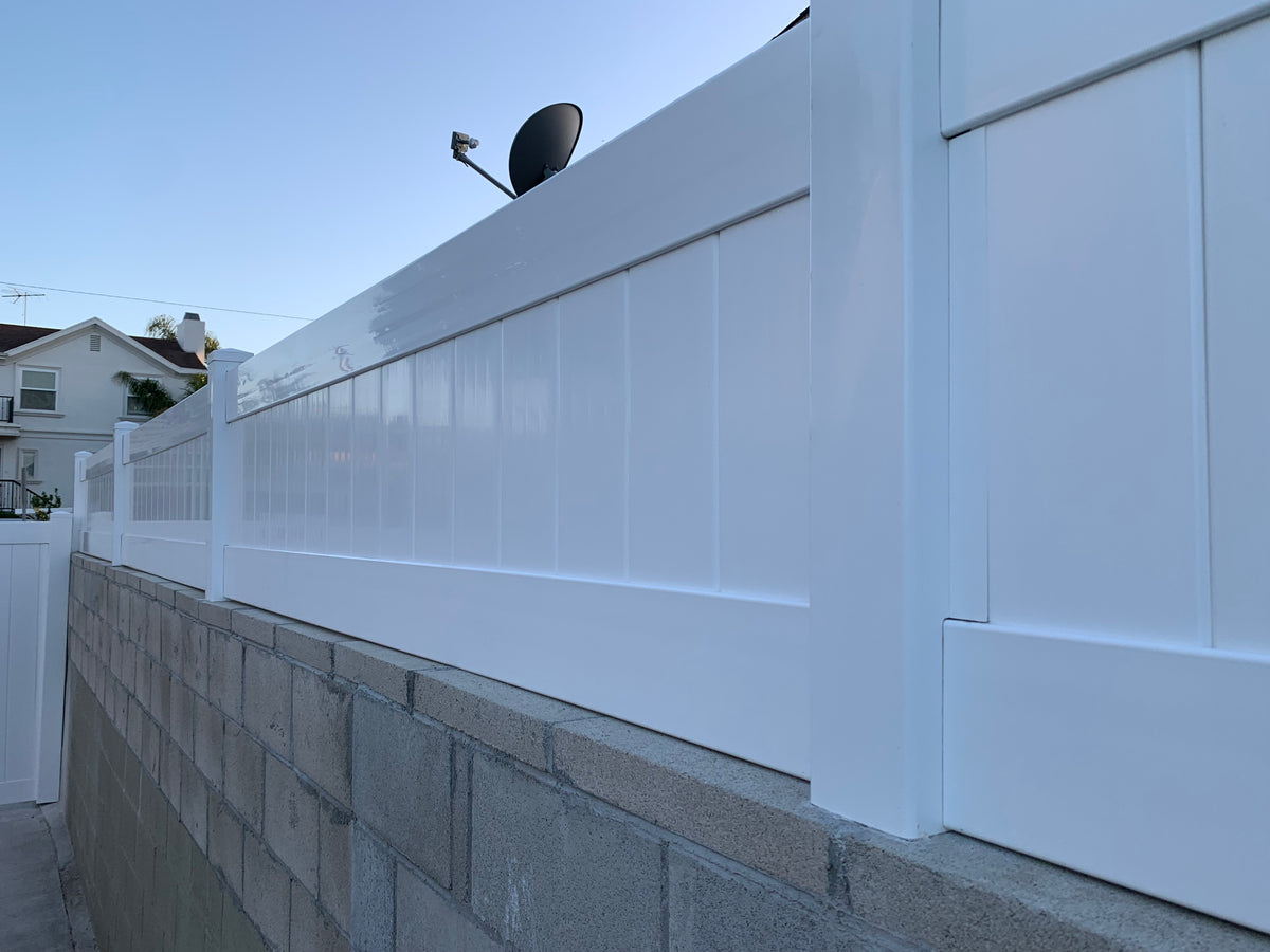 36" Wall Extension Privacy. 96"W X 36"H Panels – MR VINYL PRODUCTS