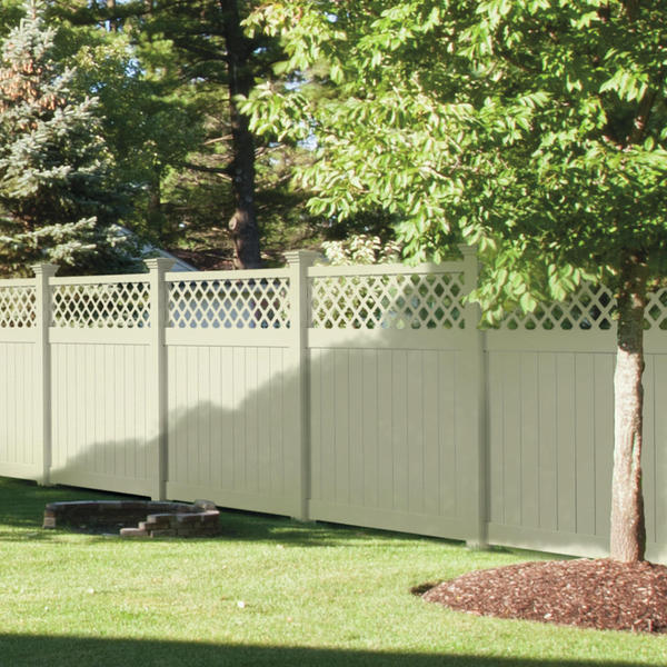 VINYL LATTICE TOP PRIVACY FENCE 96W X72H – MR VINYL PRODUCTS